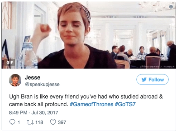 Season 7, episode 3 GoT reactions that will have you rolling!