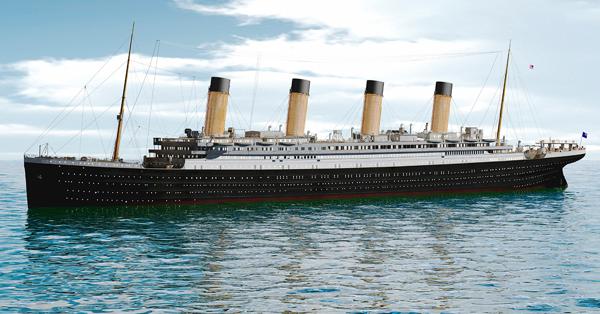 An iceberg may not have been what sank the Titanic