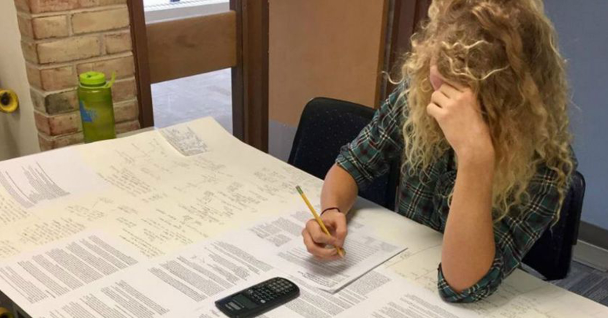 Student brilliantly outsmarts professor with 'cheat sheet'