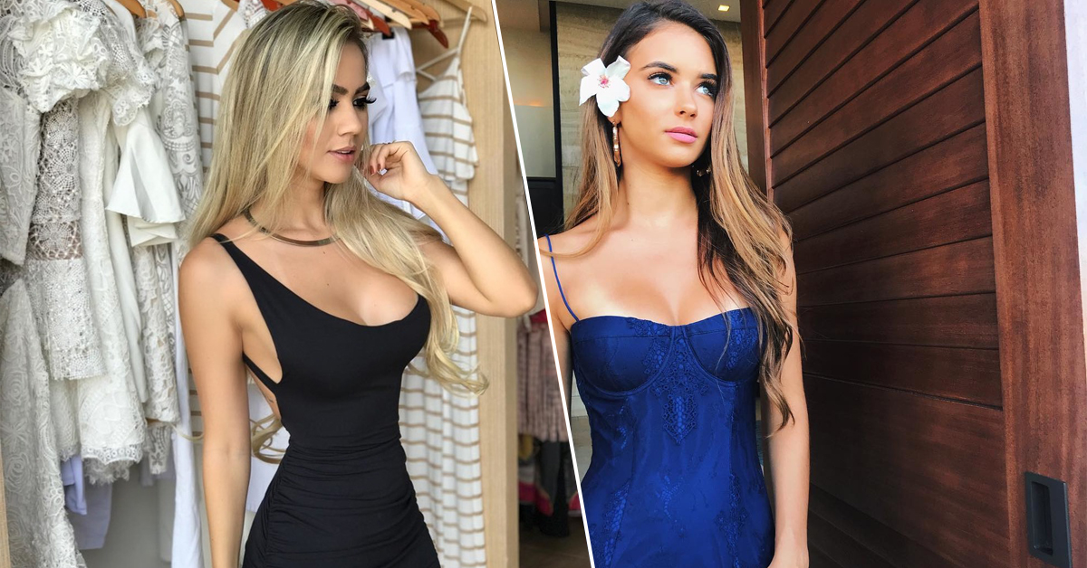 Beautiful girls wearing their sexiest tight dresses : theCHIVE