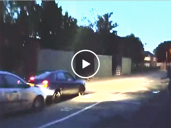 Fake rope prank leads to a car crash (Video)