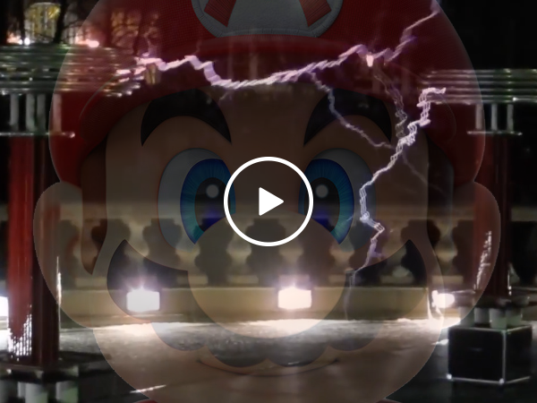 Who knew you could play the Mario theme with lightning (Video)