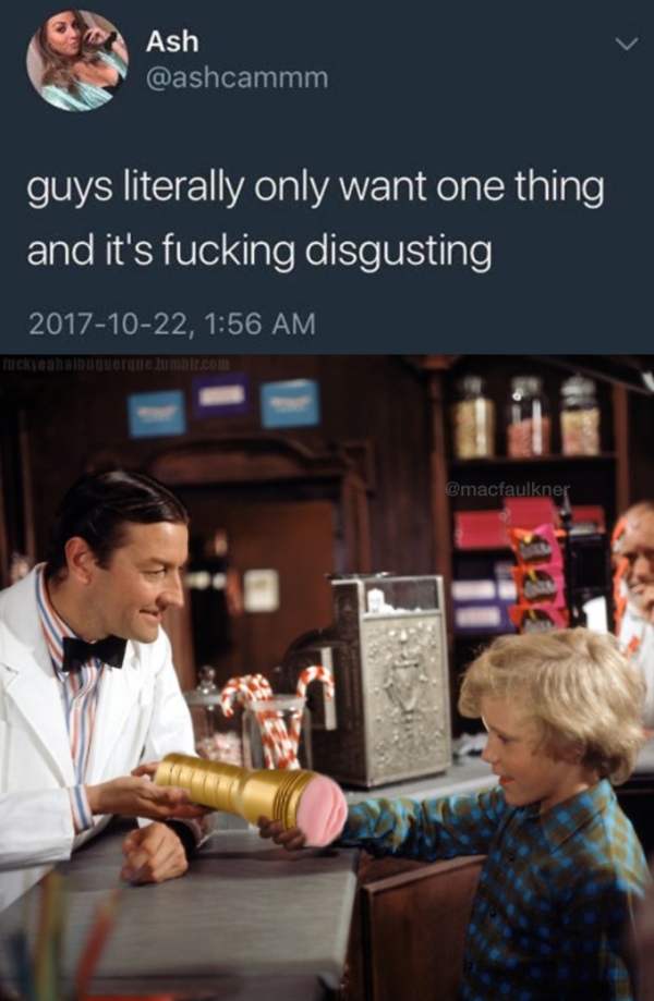 'Guys Literally Only Want One Thing' Tweet Gets Hilarious Reponses