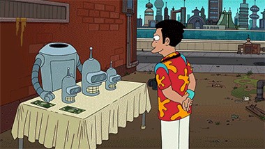 Bender isn't so bad... when he's not trying to kill all humans