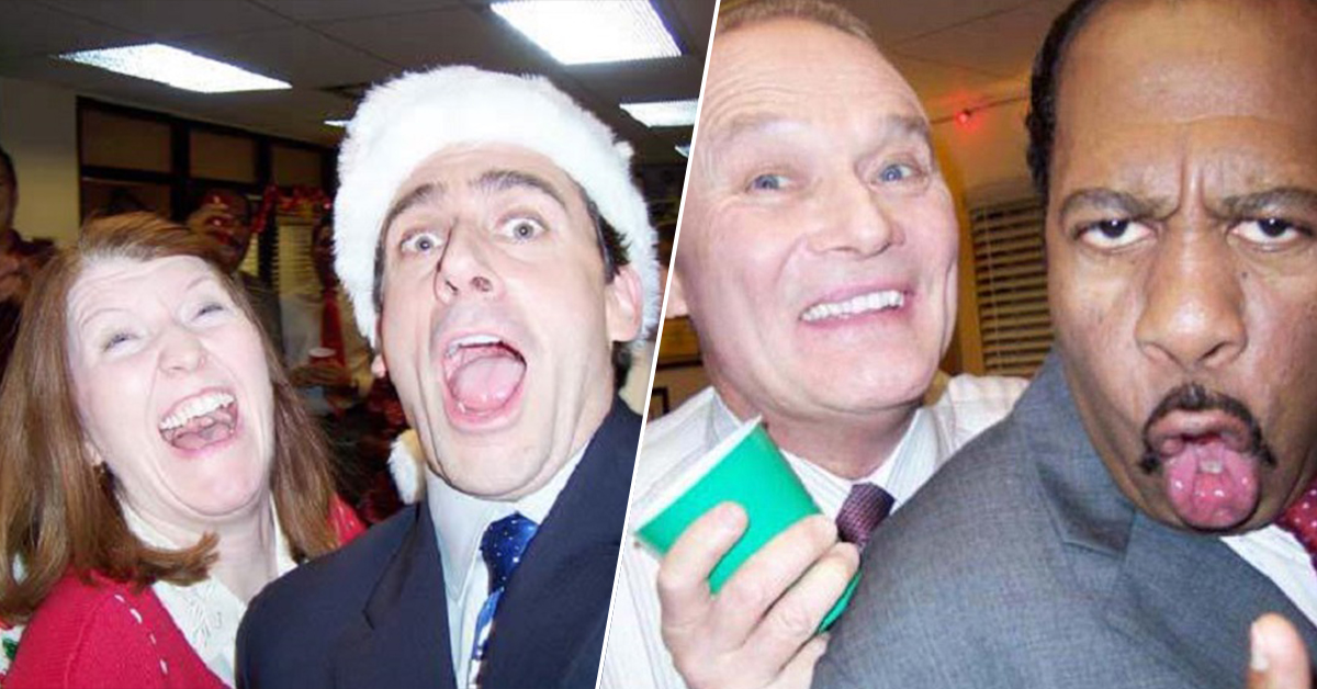 Actual photos from a Dunder Mifflin Christmas party!