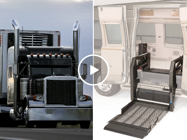 This might be the coolest vehicle wheelchair lift I've ever seen