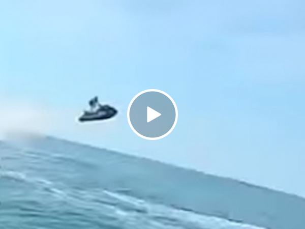 Dude Sends It Off Massive Wave, Crashes Horribly