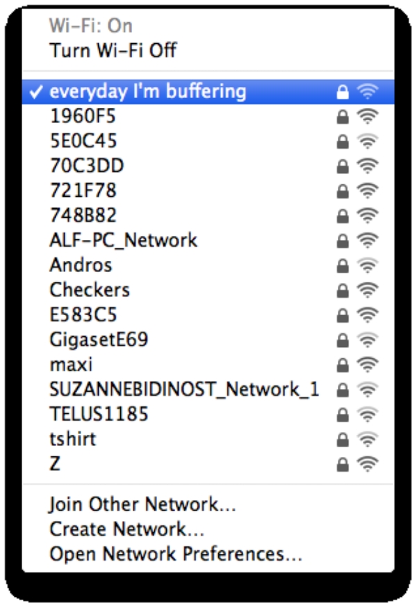 Clever and hilarious Wi-Fi names that deserve a tip of the cap