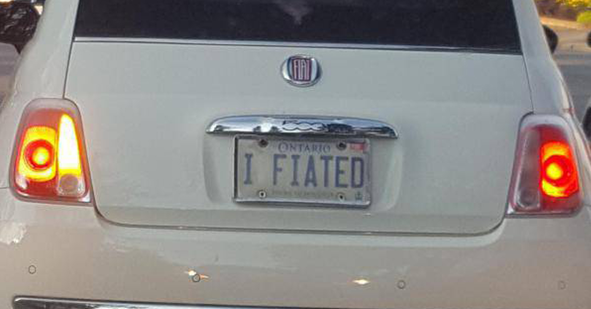 Funniest License Plates Seen on Cars