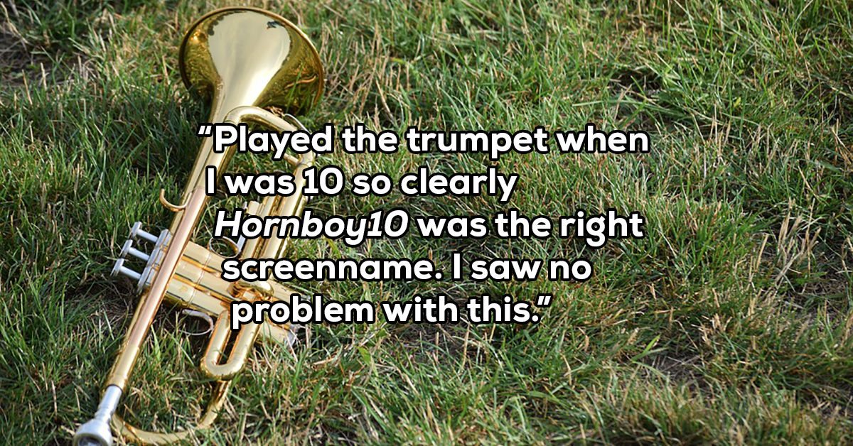 People sharing their first screen names is bringing the nostalgia back