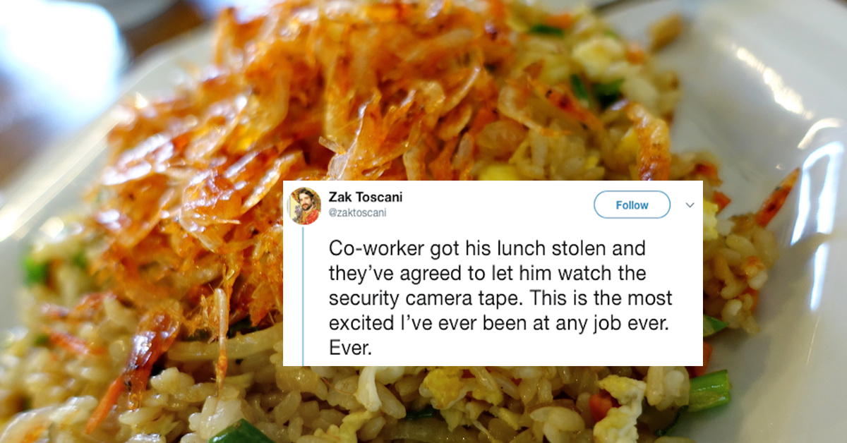 Dude live tweets an office's missing lunch mystery (26 Photos)