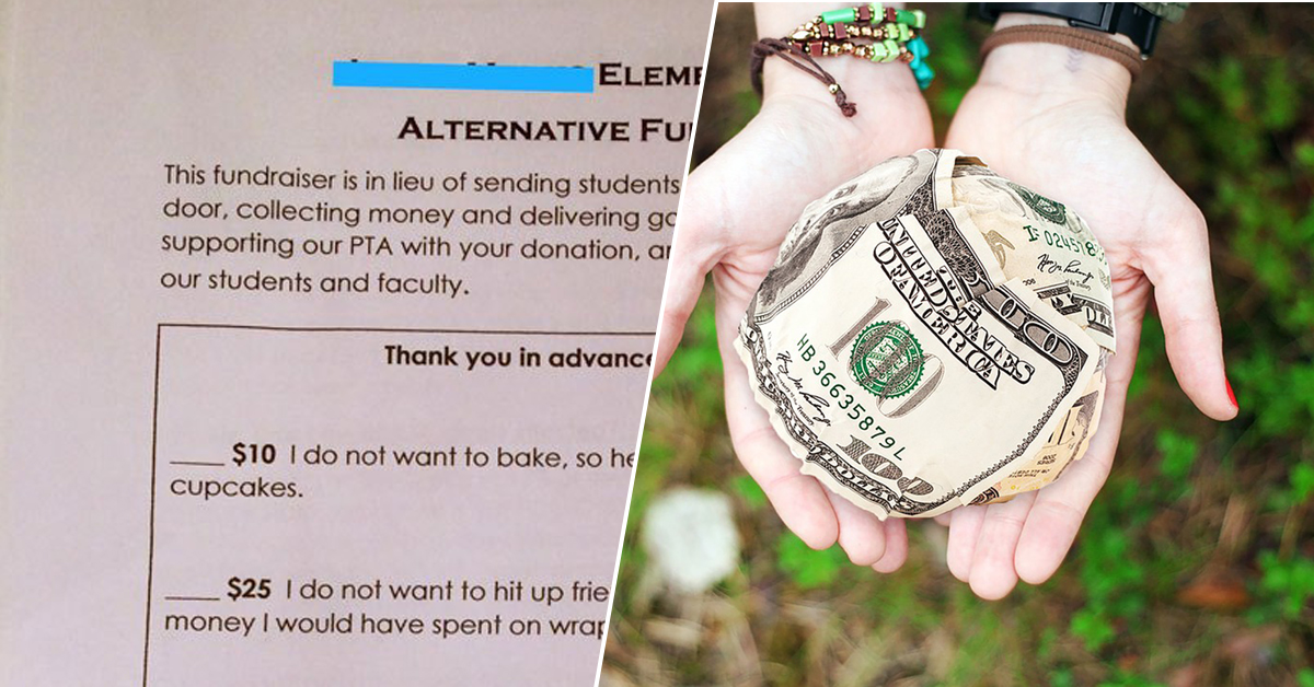 A perfect PTA 'Alternative Fundraiser' form was created and the world ...