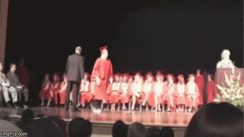 Epic graduation fails to make you feel better about that debt