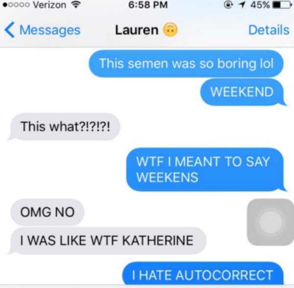 Funny Text Messages Autocorrect