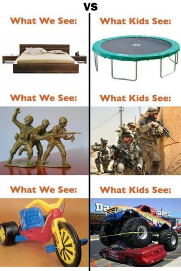 Life as a kid vs. adulthood