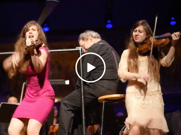 Cute Irish sisters show their awesome fiddle talents (Video)