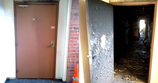 I never knew about fire doors until these images and now everyone ...