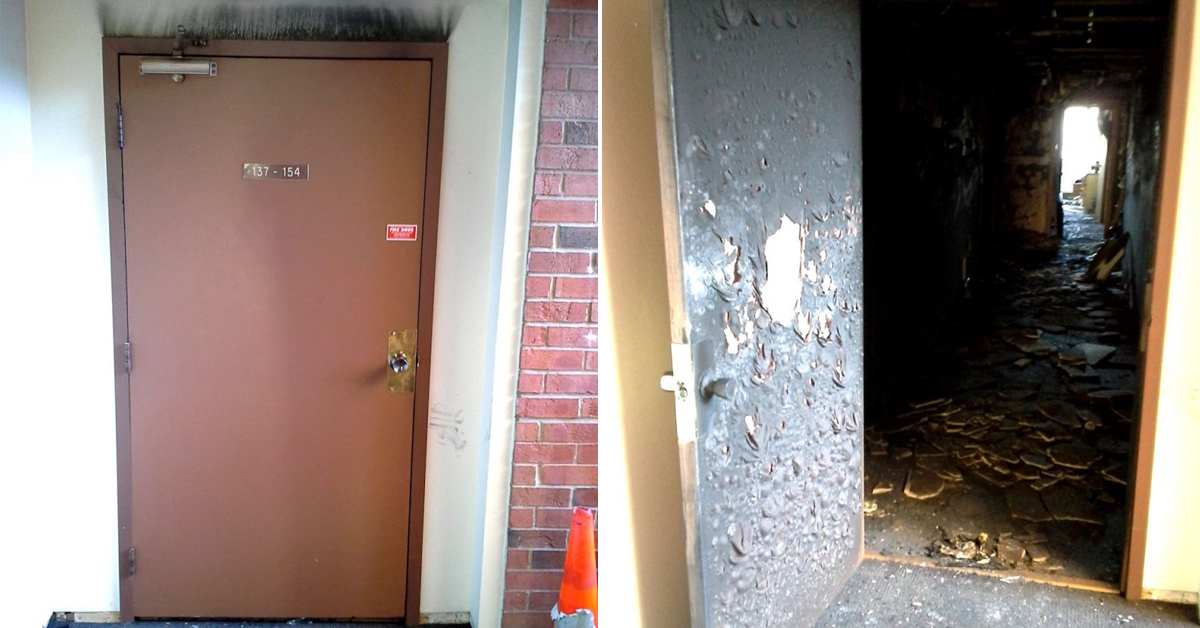 I never knew about fire doors until these images and now everyone ...