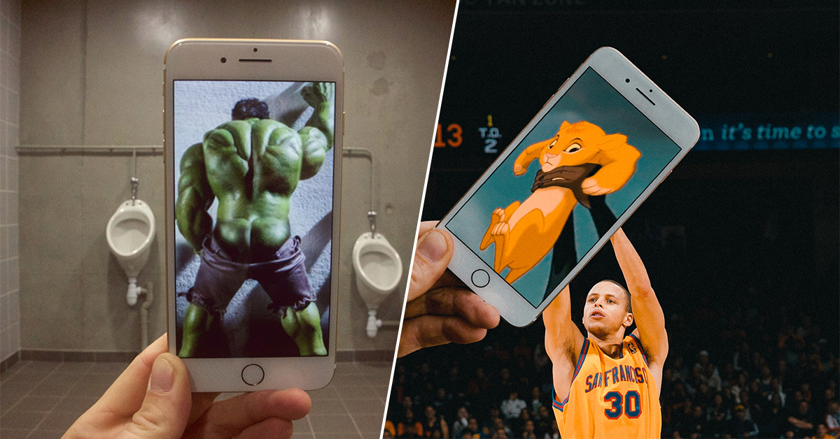 Photographer inserts iconic characters into real-life using his phone