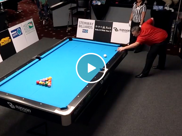 Guy Nails Some Extremely Difficult Pool Shots