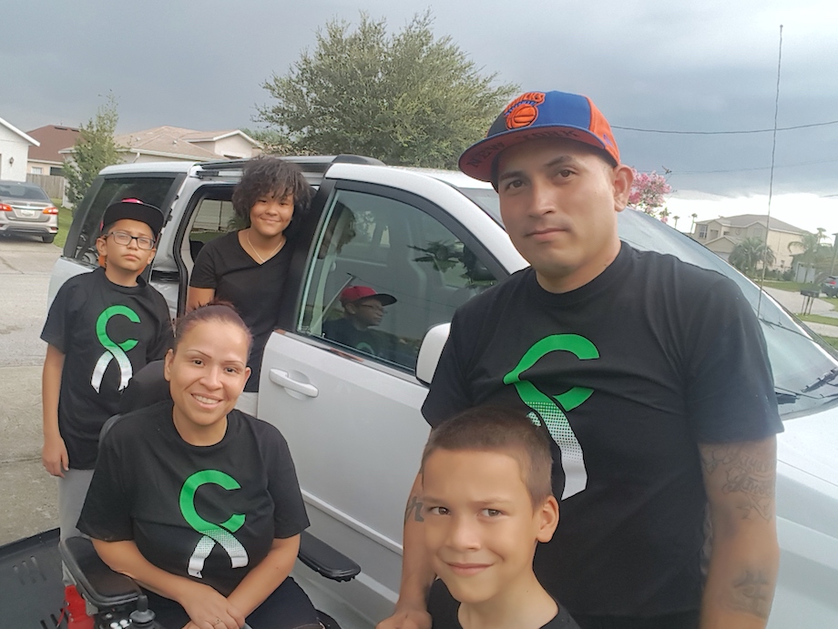 Chive Charities grants ADA van to woman with rare nerve condition