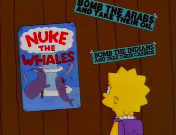 All signs point to The Simpsons having some hilarious signage (29 Photos)