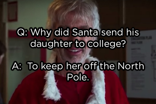 Bad Santa Claus jokes will get you in the Christmas spirit