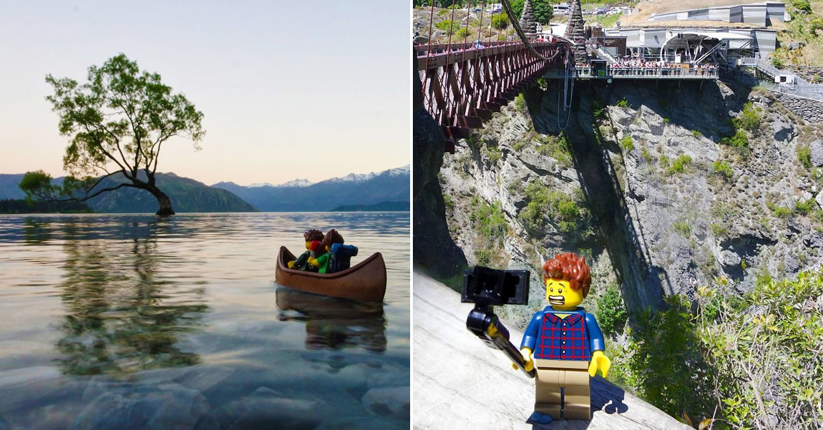 Backpacker lets Lego man highlight his adventures in New Zealand