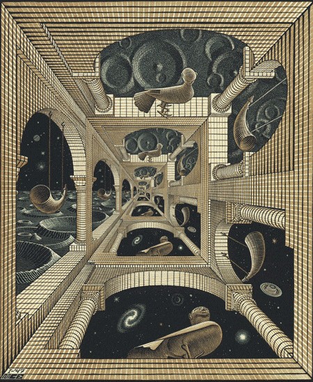 M.C. Escher Animated Moving GIFs Photos Art Motion Tessellation Chive