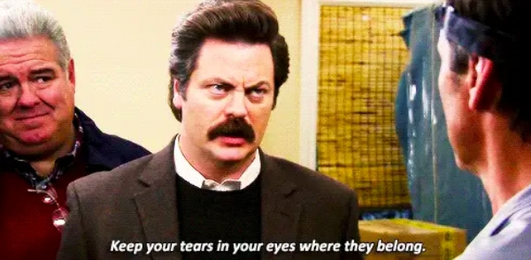 The best Ron Swanson moments served up with steak and a scotch (30 Photos)