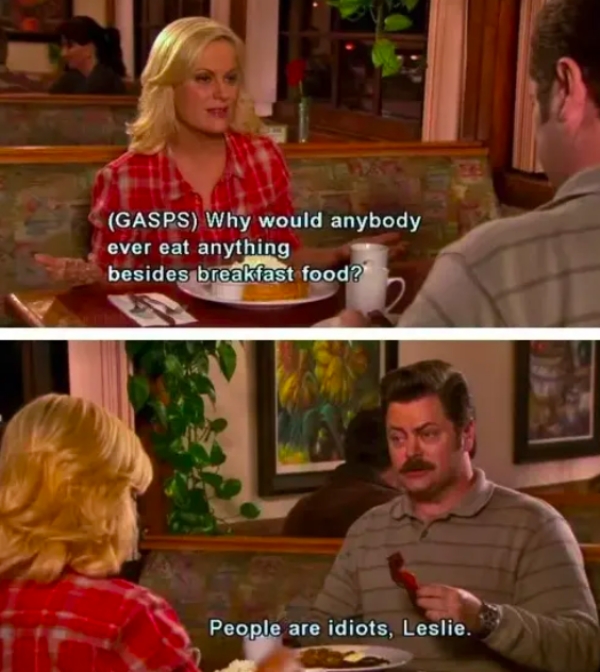 The best Ron Swanson moments served up with steak and a scotch (30 Photos)