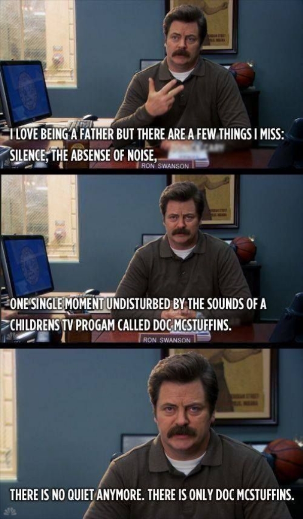 The best Ron Swanson moments served up with steak and a scotch (30 Photos)