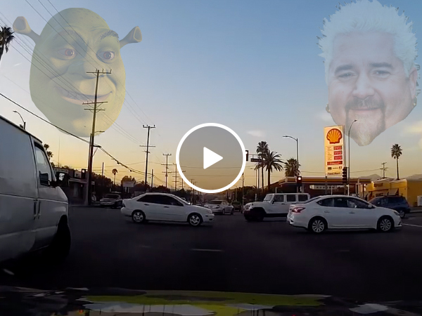 The powers of Shrek will protect you from wrecks (Video)