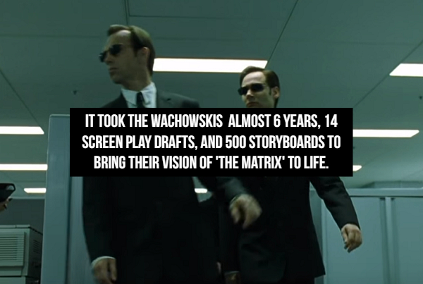 Plug into some facts about 'The Matrix'
