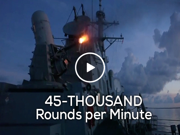 Navy Gun Phalanx CIWS Firing Compilation Video Gatling 4,500 rounds ...
