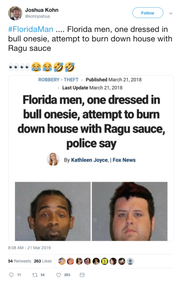 The Florida Man birthday meme is just fantastic