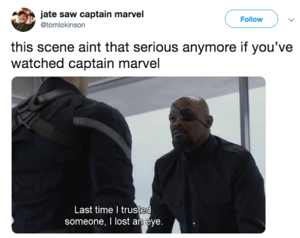 'Captain Marvel' memes to distract you from the despair of 'Infinity ...