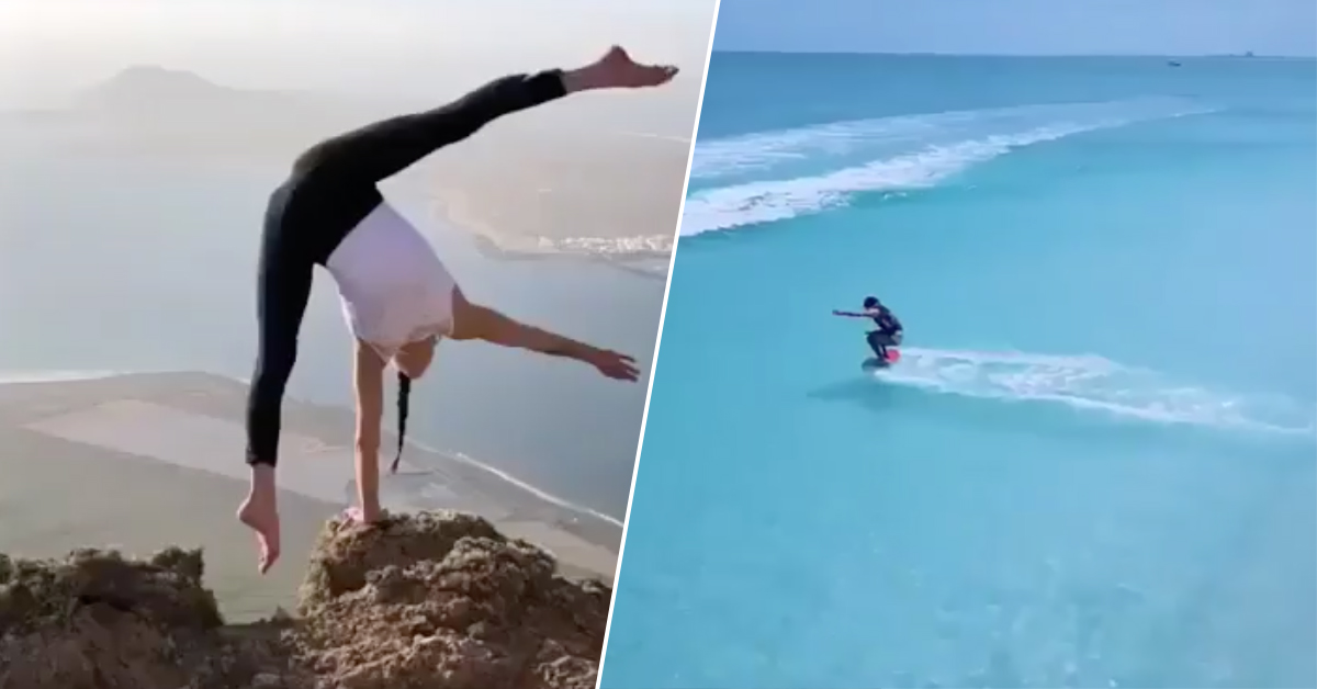 Humans doing some cool stuff