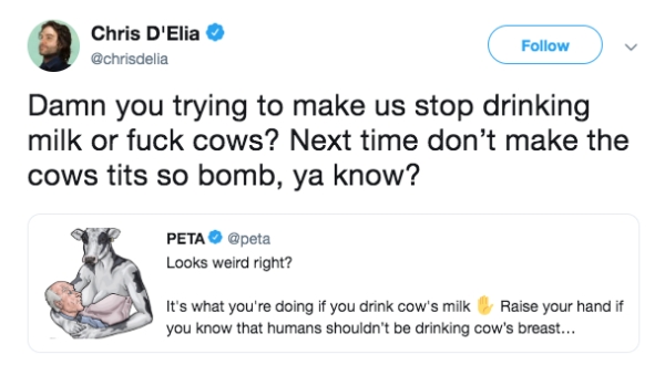 PETA is getting roasted for using a bestiality meme (16 Photos)