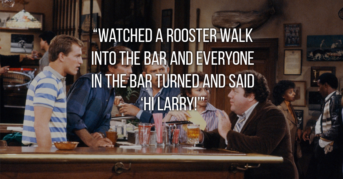 The weirdest thing we've ever seen in a bar