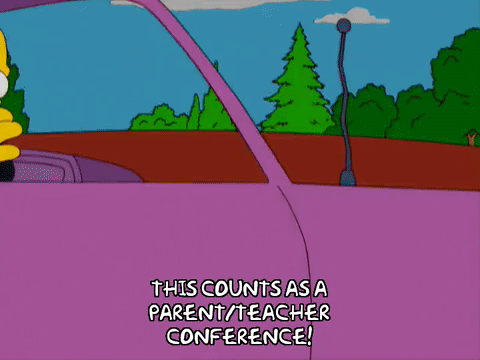 Parent/teacher conference stories that are part good, part bad