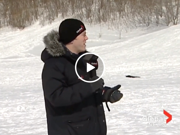 Rob Leth reporting here at riverside park, with a bad idea (Video)