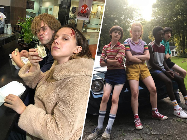 Stranger Things Cast Members Share Behind The Scenes Photos
