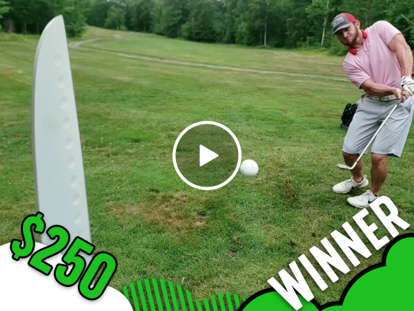 This guy has really mastered slicing hit shots (Video)