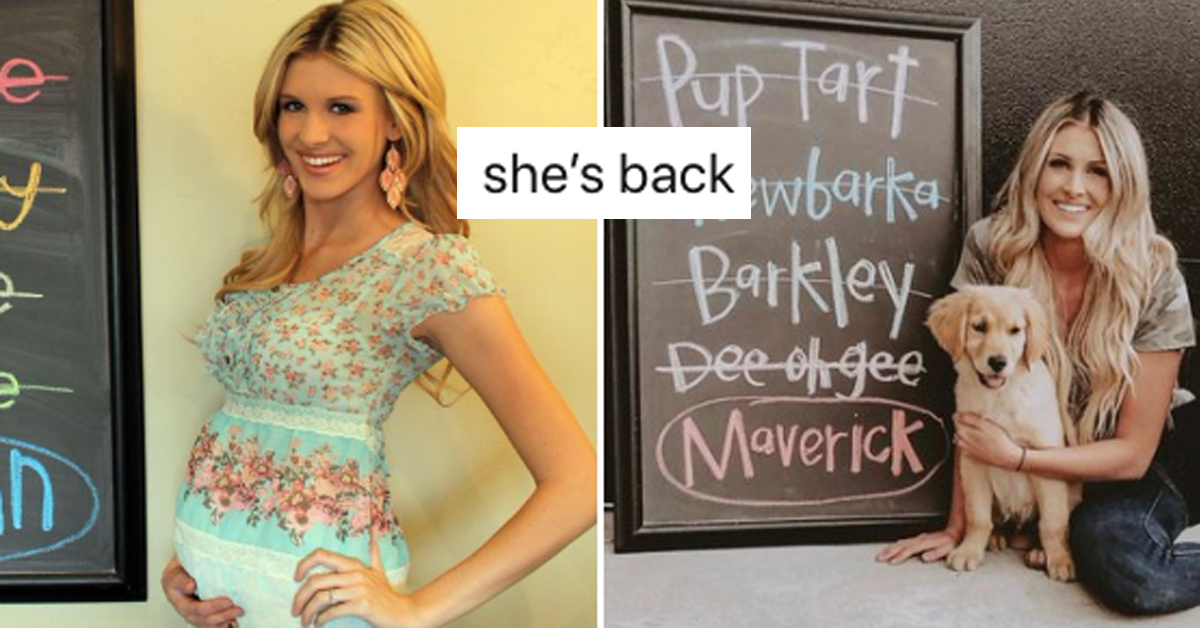 The chalkboard baby name meme on Twitter