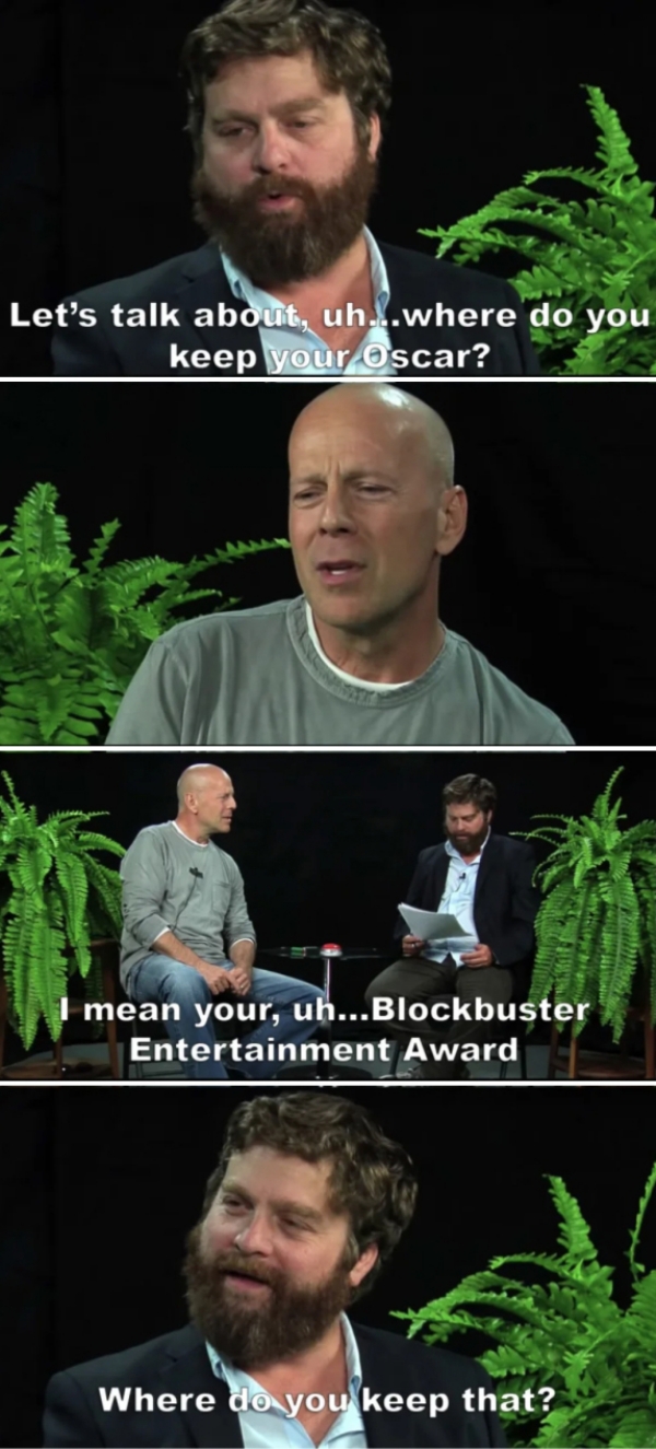 Between Two Ferns with Zach Galifianakis can be a savage place