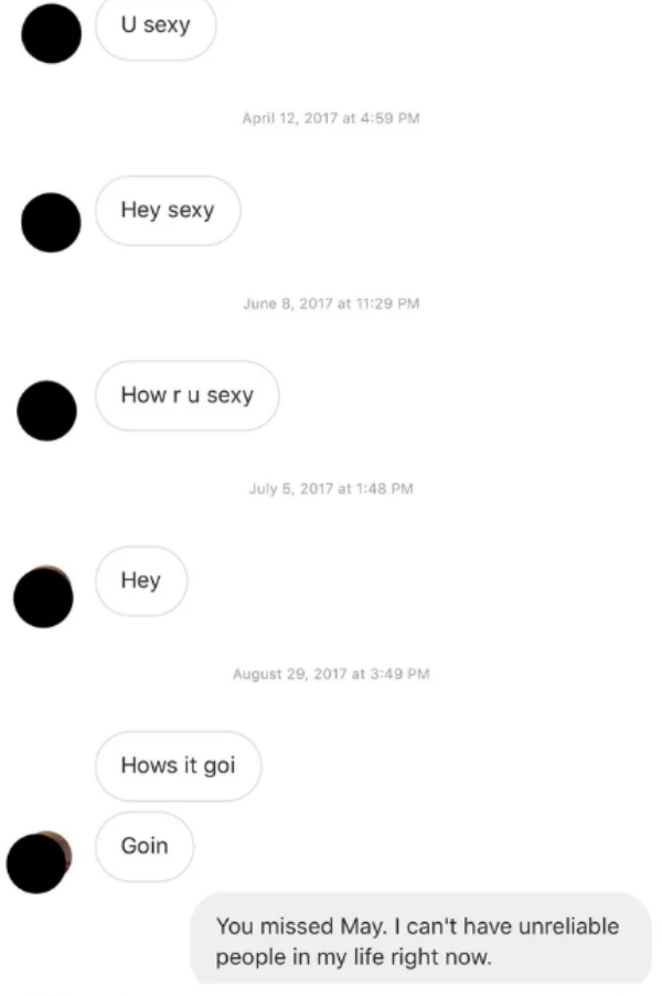 Women who responded to creepy texts in the best possible way (26 Photos)