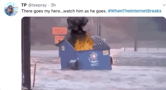#WhenTheInternetBreaks on Twitter has everyone answering the question