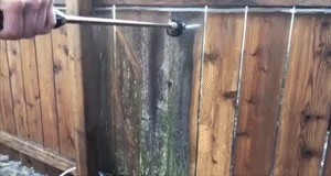Awesome pictures and GIFs of before and after power washer treatment