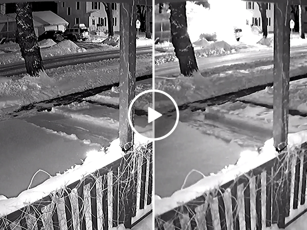 Doorbell camera captures a massive propane tank explosion
